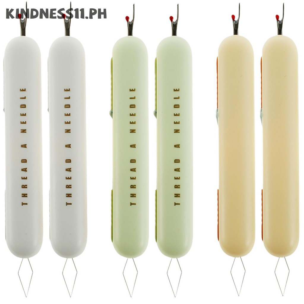 6pcs Needle Threaders 2 In 1 Dual Ended Needle Threader Seam Remover