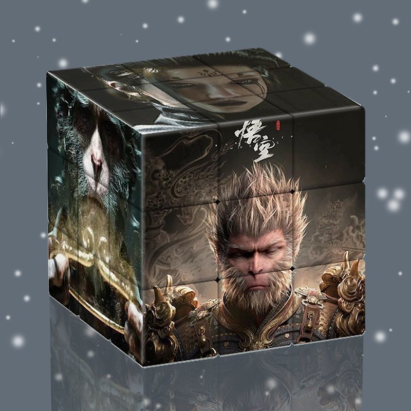 Black Myth Wukong Goku Pattern Third-Order Rubik's Cube Peripheral ...
