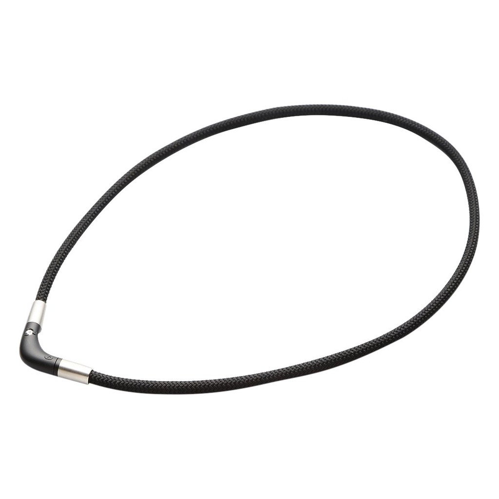 phiten Necklace RAKUWA Magnetic Titanium Necklace V Type Black 45cm ...