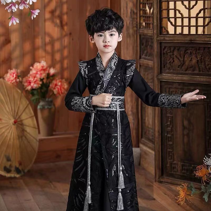 Children Hanfu Boys Tang Costume Ancient Costume Handsome Playboy ...
