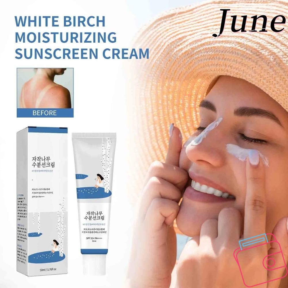 JUNE Sunscreen Korean, SPF50+ Sun UV Protection Moisturizing Sunscreen ...