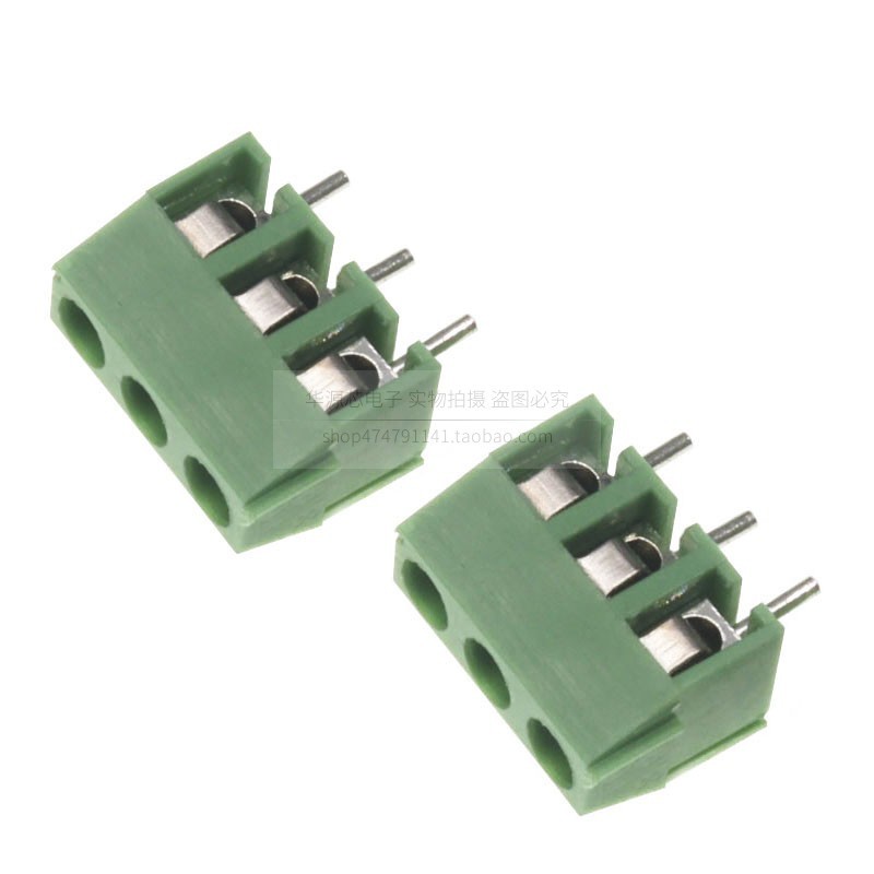 KF3.96mm pitch 2P/3P connector green screw type PCB terminal can be ...