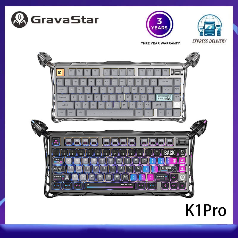 Gravastar K1 Pro Mechanical Keyboard Game Blog Making Aluminum Alloy ...