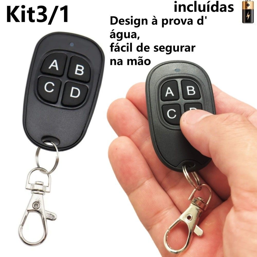 433mhz Universal Remote Control Kit for Electric Gate Garage Robot ...