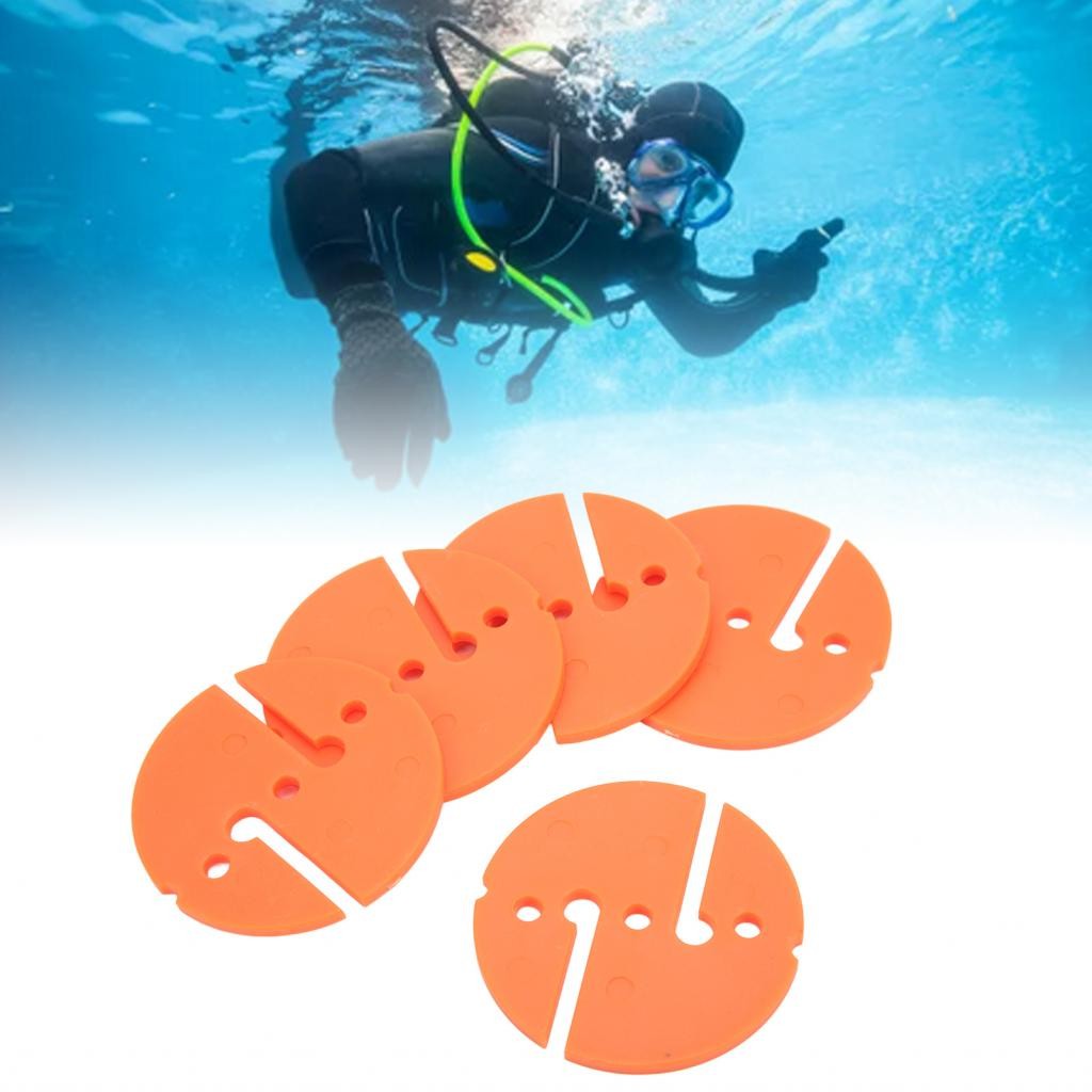 Phoenixshop New 5Pcs Diving Line Marker Cave Dive Scuba Safety Rope PVC ...