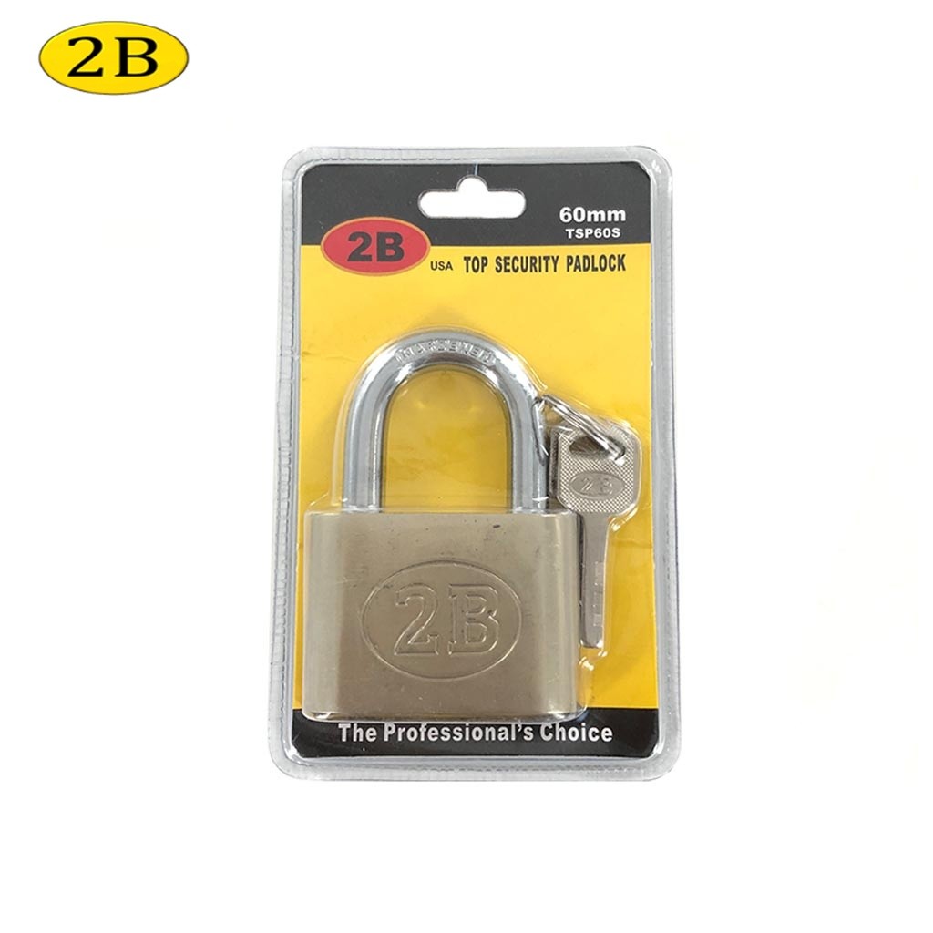 2B Security 60mm Short Shackle Padlock Keyed Alike Padlocks with 3 Iron Key Pad Lock TSP60S COD ...