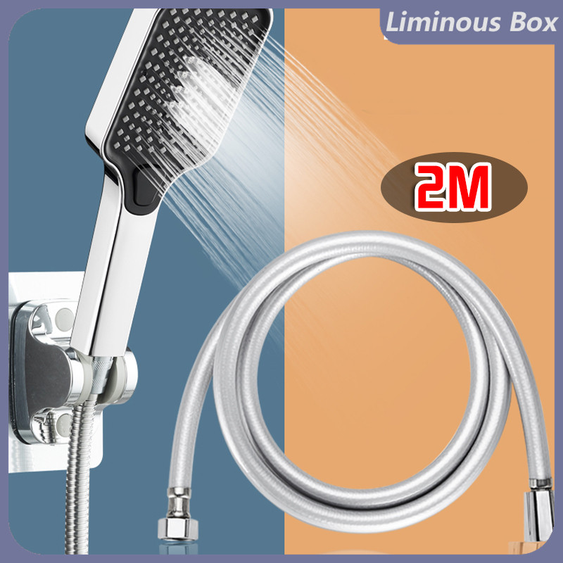GI/2 PVC Shower Hose Flexible Anti Winding Shower Tube Explosion-Proof ...