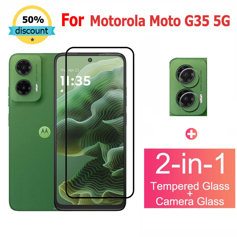 Motorola Moto G35 5G Tempered Glass Screen Protector For Motorola Edge ...
