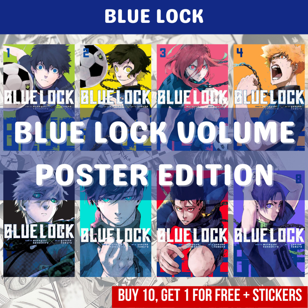 Anime Poster Blue Lock Volume Cover Posters Edition | Japanese Anime ...