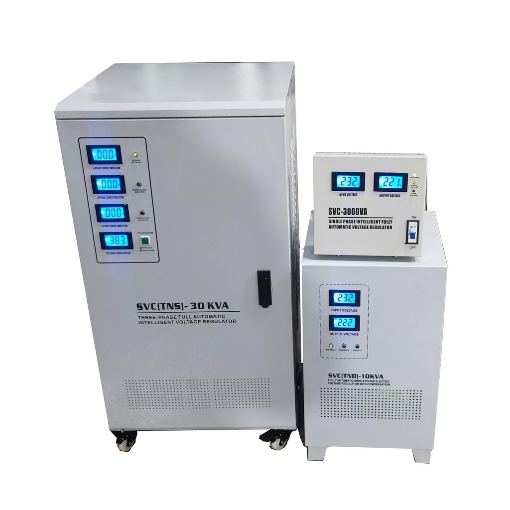10KVA 20KVA 30KVA Single Phase AC Voltage Regulator automatic voltage ...