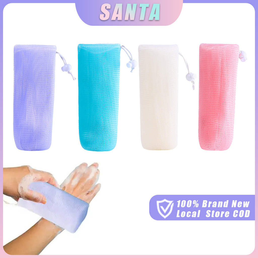 Soap Foaming Mesh Foaming Net Body Cleansing Soap Mesh Bags Wash Face ...
