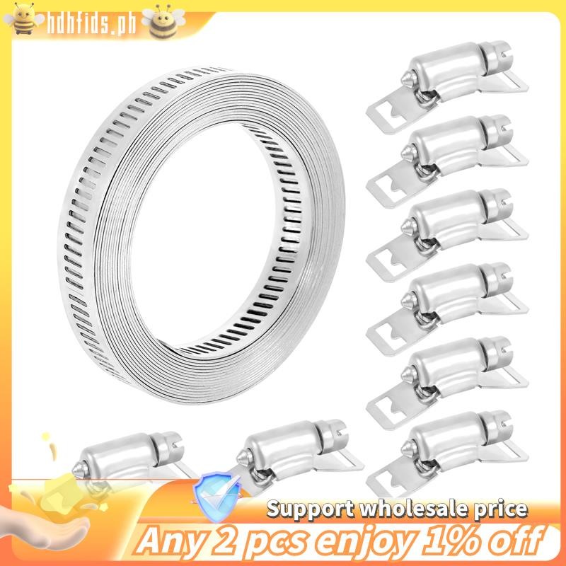 [In stock]-304 Stainless Steel Worm Clamp Hose Clamp Strap with ...