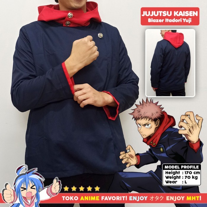 Jujutsu Kaisen Itadori Yuji Sukuna Gakuran Anime Jacket Blazer | Shopee ...