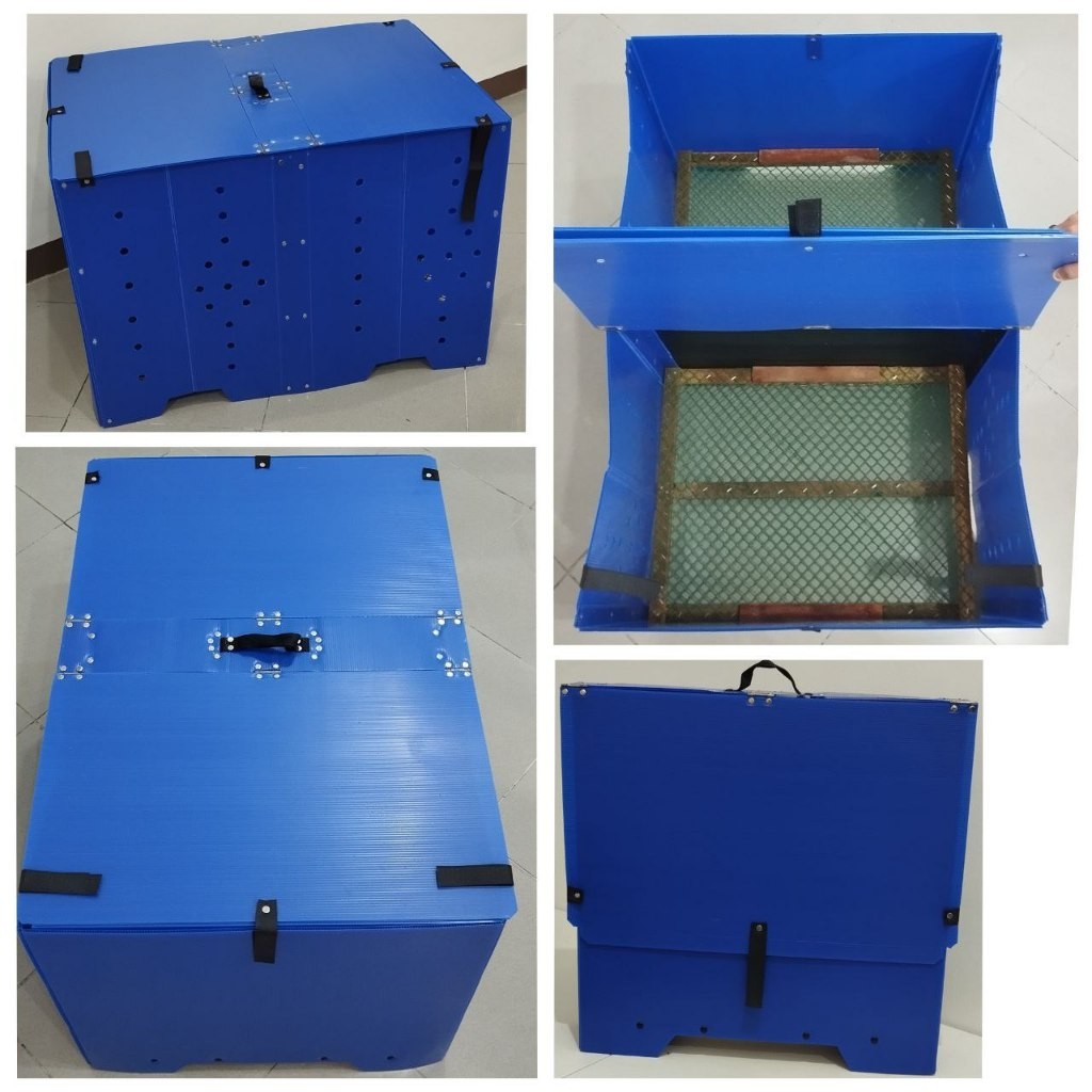 Heavy Duty Plastic Folding Cage Derby Box Keeping Pen for Gamefowl ...