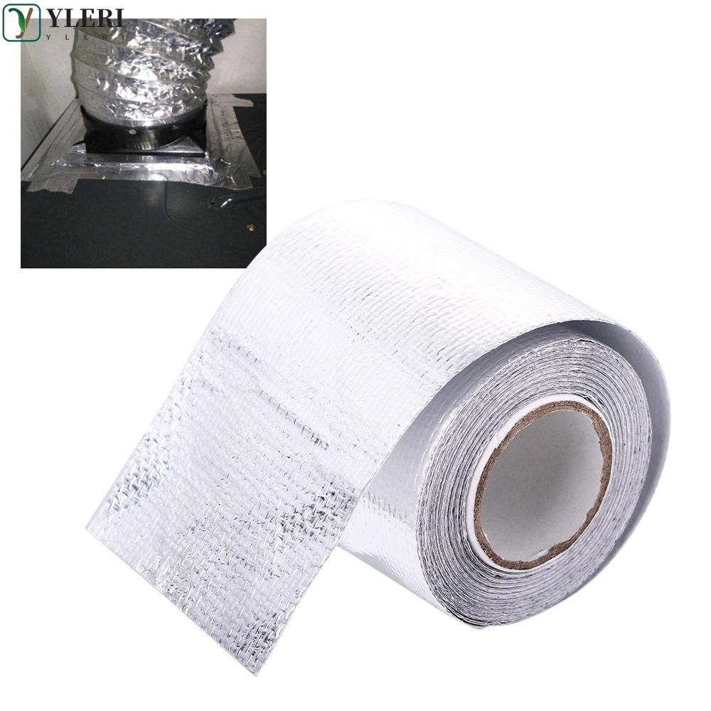YLERI Heat Insulating Tape Flame Retardant Exhaust Pipe Silver ...