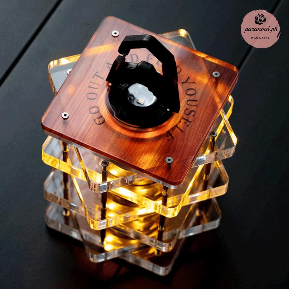 Acrylic Camping Light Shade DIY Retro Atmosphere Lampshade for GZ ...