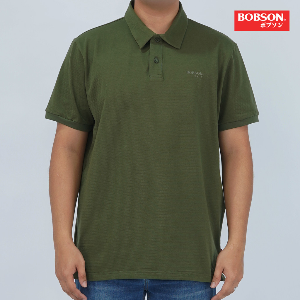 Bobson Japanese Men's Basic Collared Shirt Regular Fit 158711 (Fatigue) | Shopee Philippines