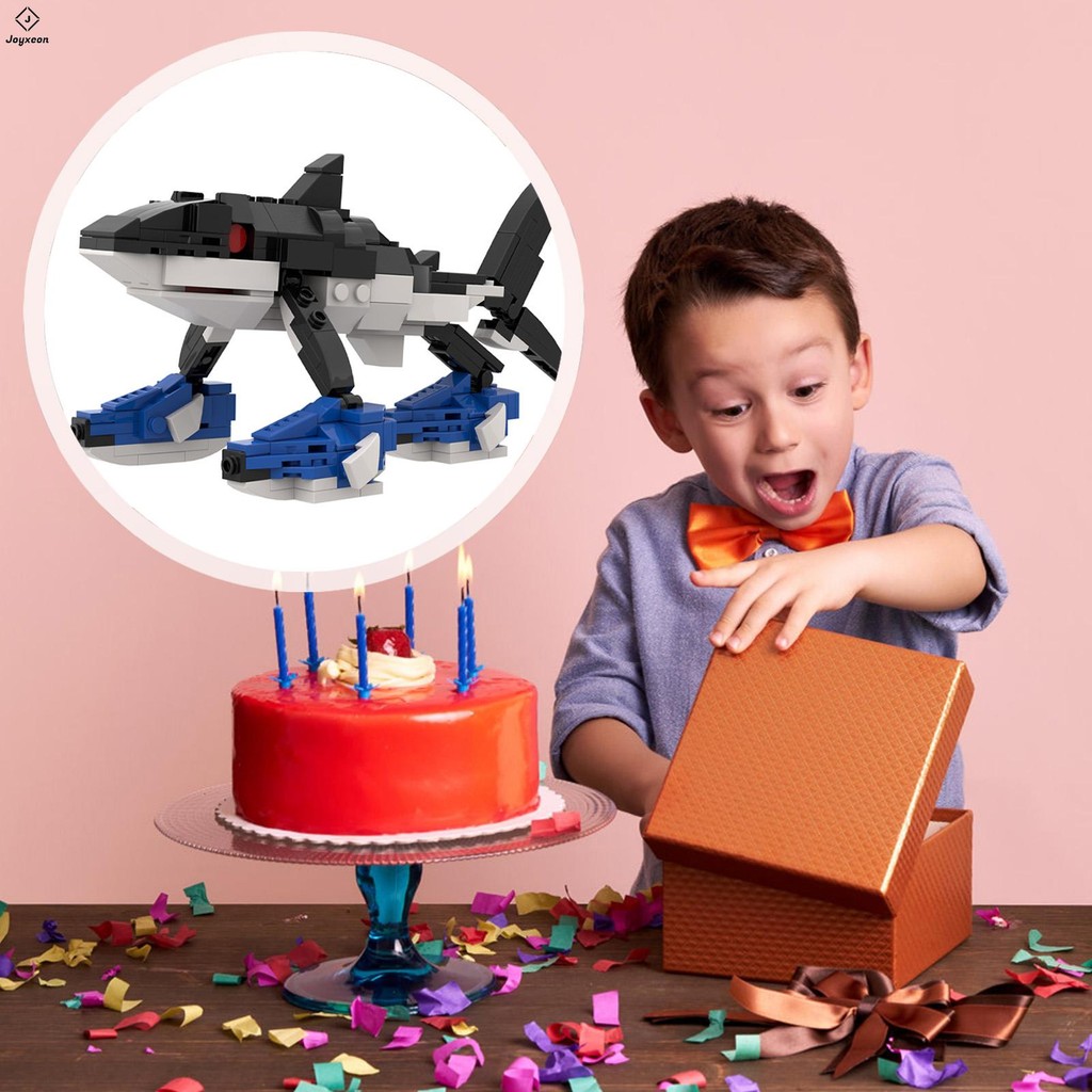 Tung Tung Tung Sahur Blocks Figure 3D Printed Shark Brainrot ...