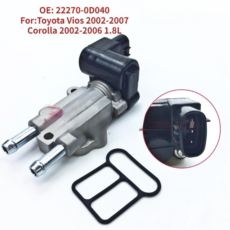 Idle Air Control Valve for Toyota Vios 2002-2007 / Corolla 2002-2006 1 ...