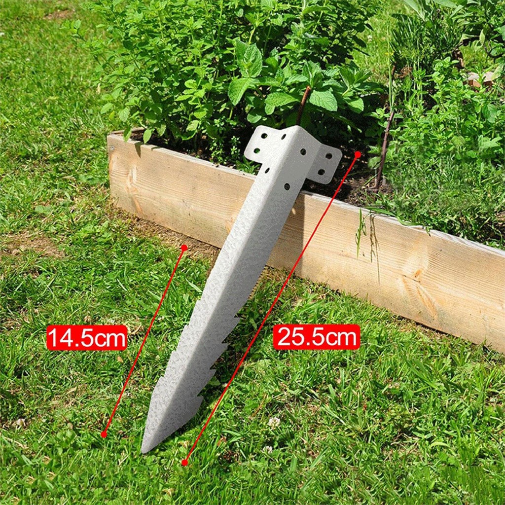 Metal Garden Fence Posts Rust-Free Pressure-Treated Cedar Posts for ...