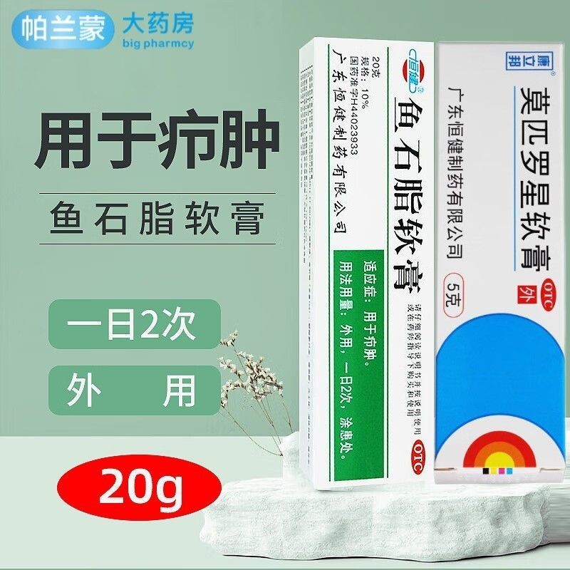 Hengjian Fish Stone Fat Ointment 20g * 1 Box Hengjian Fish Stone Fat ...
