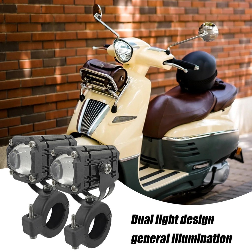 Fog Lights for Motorcycle Motorcycle Driving Headlights with 2 Modes ...