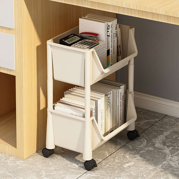 organizer rack book shelf organizer Under-table shelf storage student ...