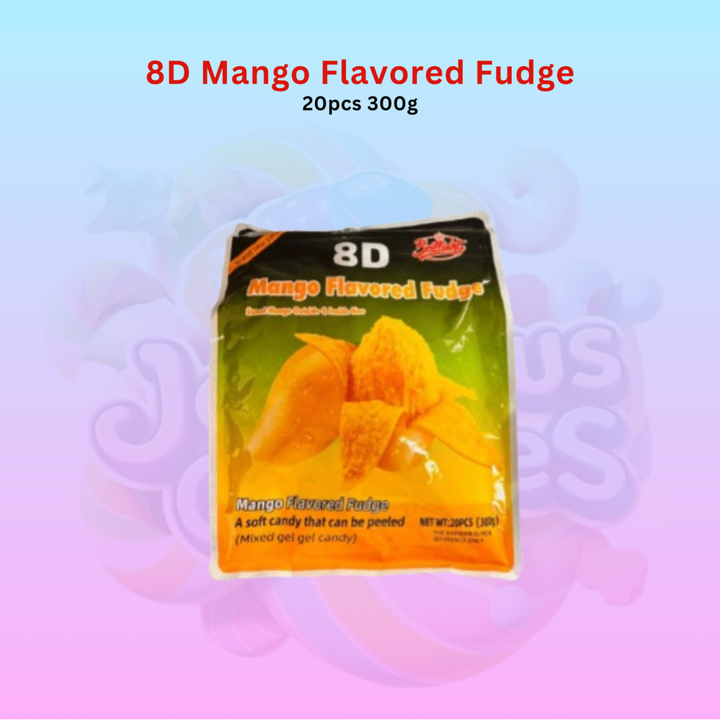 8D Mango Flavored Fudge 20pcs 300g | Shopee Philippines