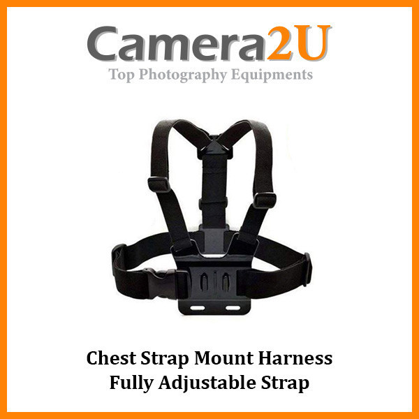 Chest Strap Mount Harness Fully Adjustable Strap for Gopro/ SJCAM/ Xiao ...