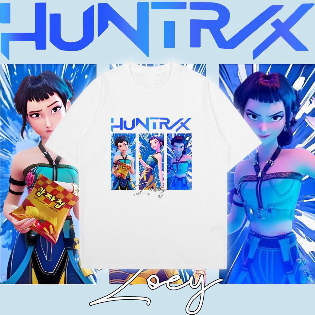 COD Kitten Kpop Demon Hunters Baju Kpop Huntr/x Shirt Rumi Zoey Mira ...