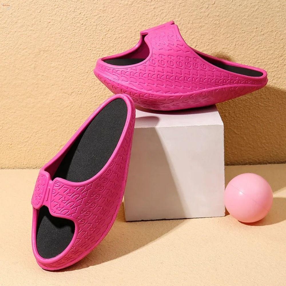 MXBEAUTY 1 Pair Body-shaping Slippers, Women's Rocking Calf Stretching ...