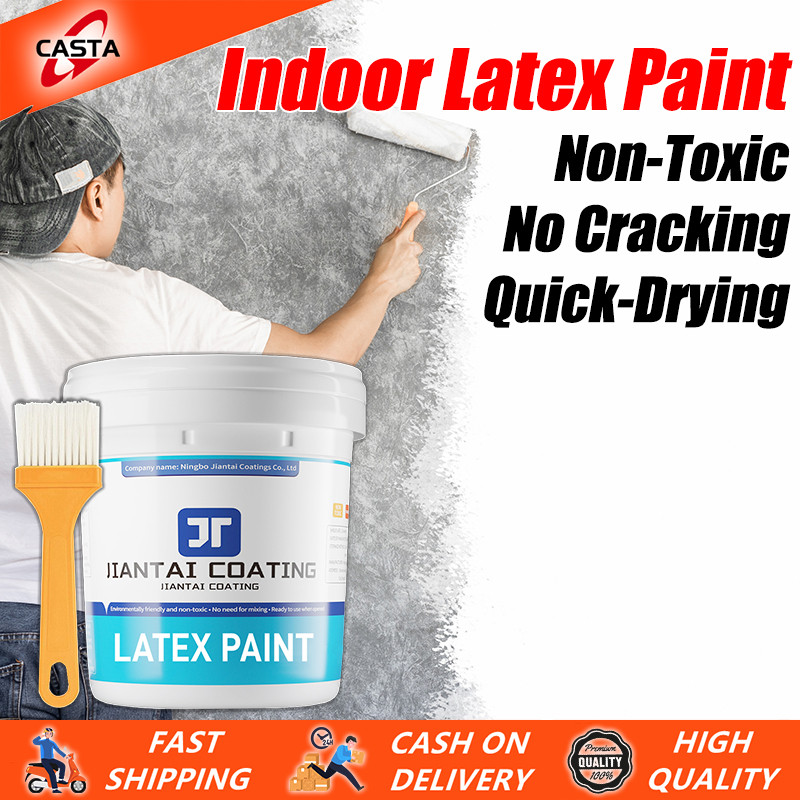 1000G GOOTI Latex Paint For Indoor Outdoor Cement Wall Moisture-proof ...