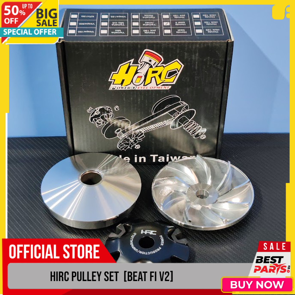 HIRC PULLEY SET BEAT FI V1/V2 TAIWAN | QUALITY PERFORMANCE | Shopee ...