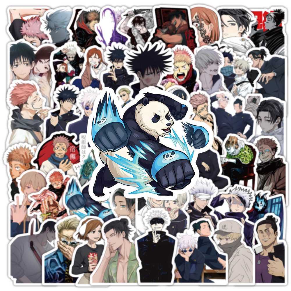 50-103pcs Anime Manhwa Manga Jujutsu Kaisen Cartoon Stickers Grand ...