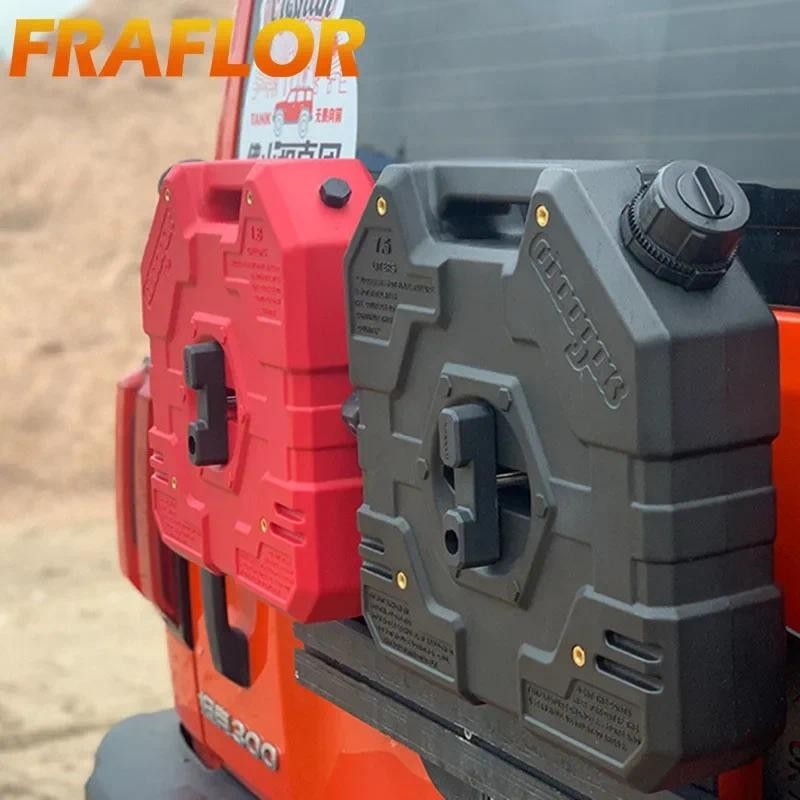 Outdoor 7.5L Plastic Fuel Tank Oil Gasoline Diesel Can Fuel Drum ...