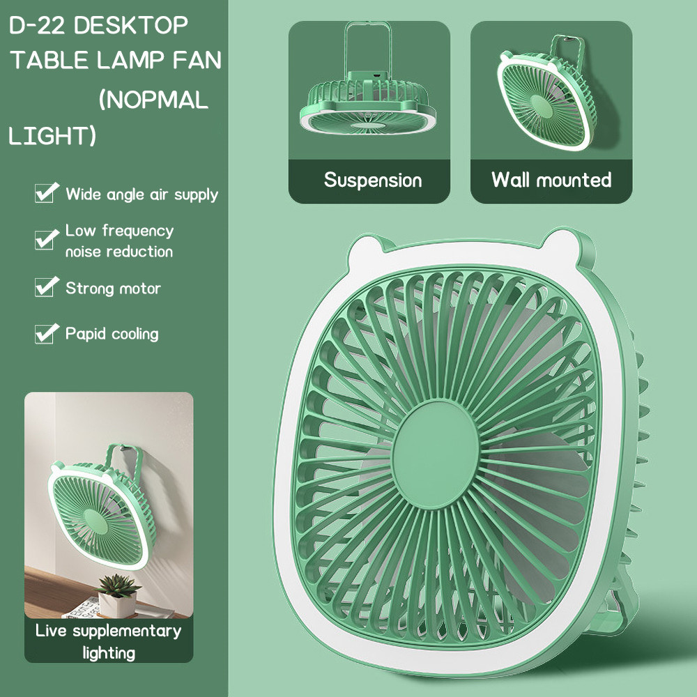 Mini Fan Handy USB Rechargeable Charging Suspension Portable Fan With ...