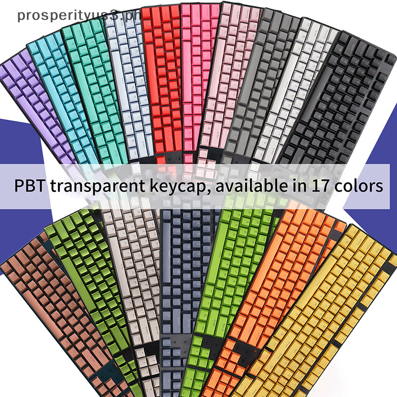 [prosperityus3] 104pcs PBT/ABS Translucent Keycaps OEM Profile For ...