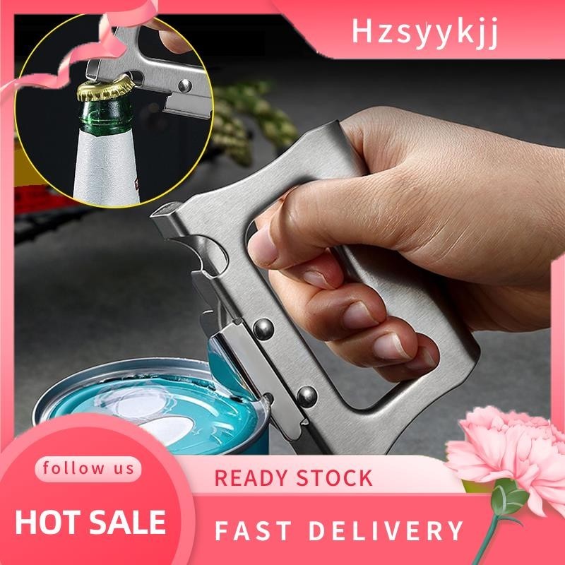 【hzsyykjj】Multifunctional Manual Can Opener Beer Bottle Opener Side Cut ...