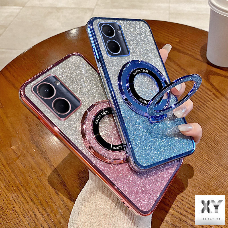 Magnetic Ring Bracket Vivo Y18 Y03 Y100 5G Y17S Y36 Y27S Y27 Luxury ...