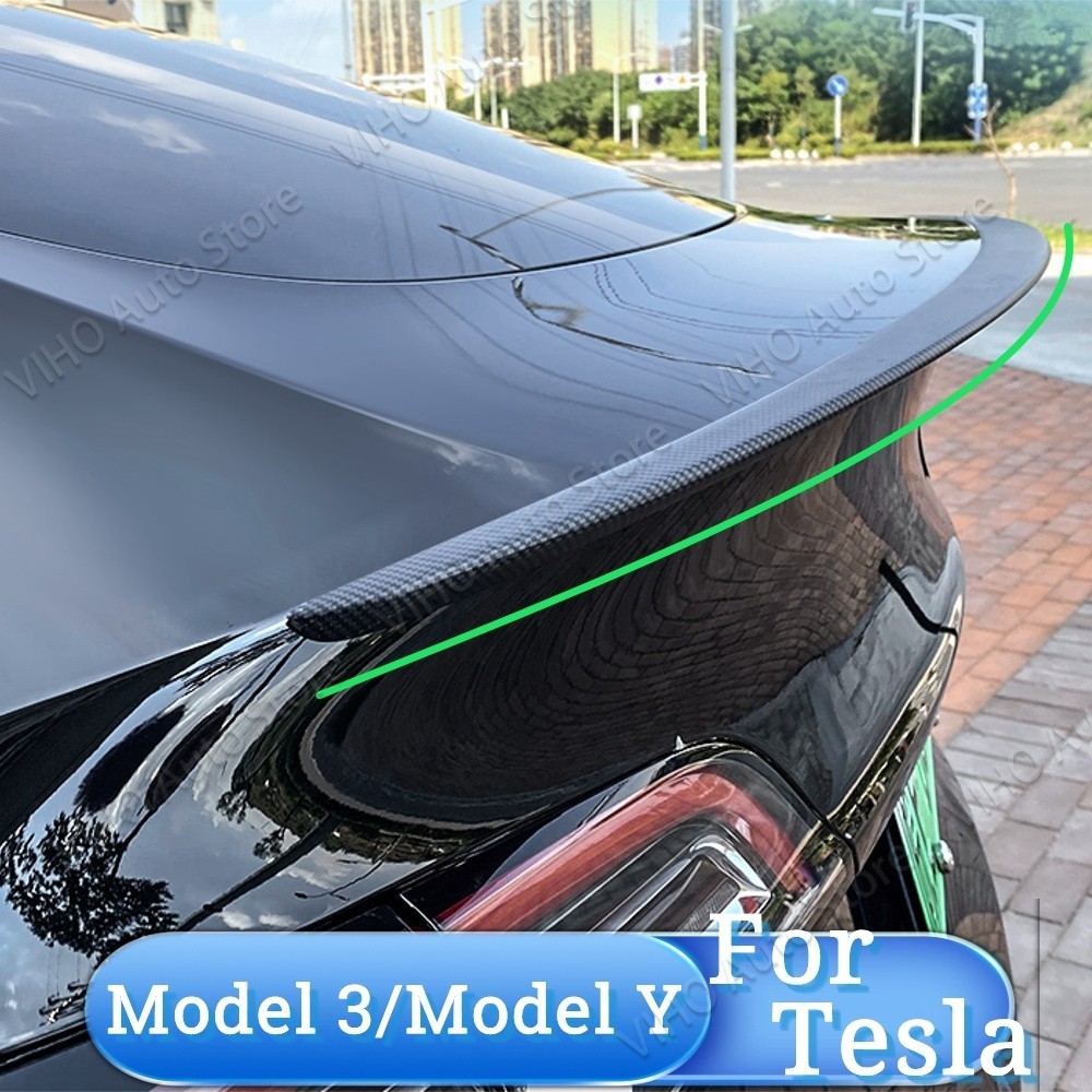 For Tesla Model 3 2017-2023 Model Y 2020-2023 Car Rear Spoiler Trunk ...