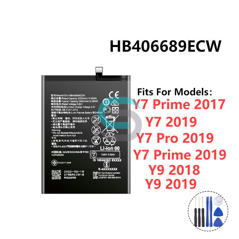 Replacement for Huawei Y9 2019 Y7pro Battery Mate 9 Y7 Prime 2017 ...