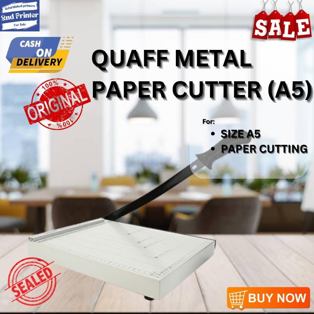 Quaff A5 Paper cutter METAL high quality (2nd printer) | Shopee Philippines