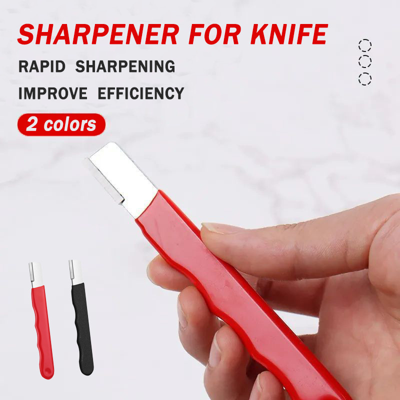 Metal Knife Pruning Sharpening Stone Handheld Garden Shear Scissors ...