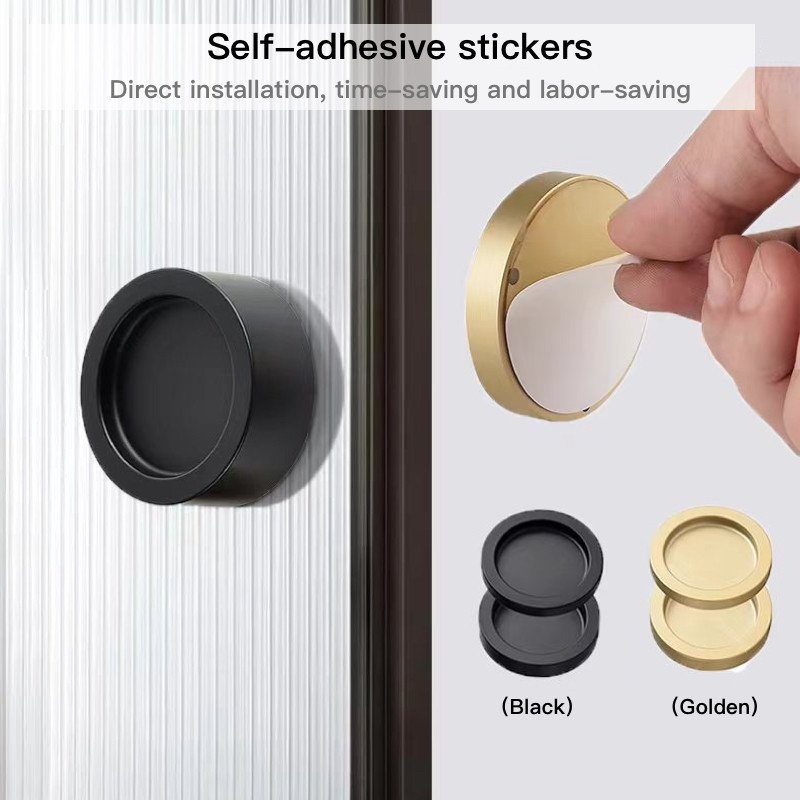 Round Handle without Punching 9mmExtremely Narrow Handle Bathroom door ...