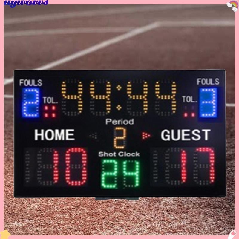 [uywovvs] Indoor Basketball Scoreboard Timer Counter Wall Mounted ...