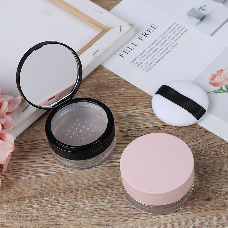 Foundation Storage Box Empty Case Portable Loose Powder Box With Powder ...