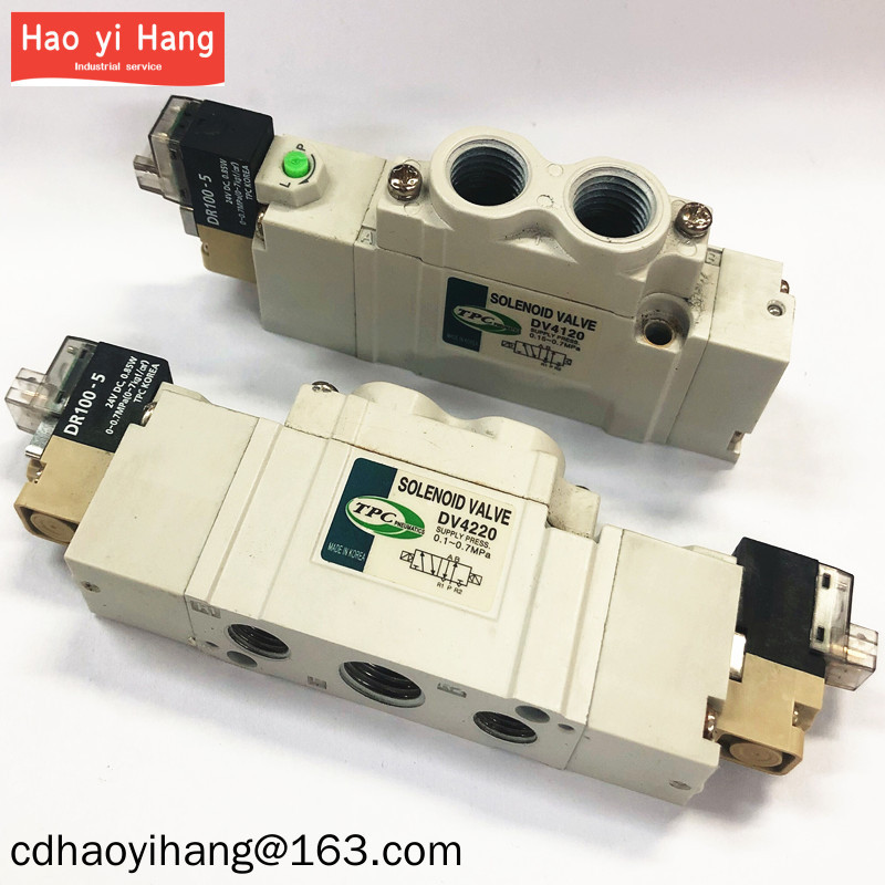 Korea Korea TPC Pneumatic Solenoid Valve DV3120 1120 1220 4120 3220 4220 DR100-5H | Shopee ...
