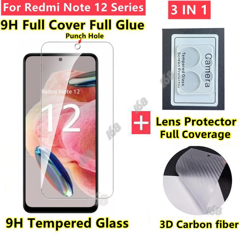 Redmi Note 12 Tempered Glass Redmi Note 12 Pro Plus 5G Screen Protector ...