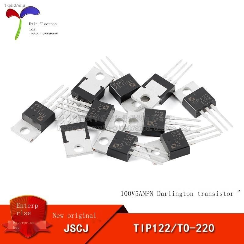 (Youxin Electronics) Original genuine TIP122 TO-220 100V 5A NPN Darlington transistor | Shopee ...