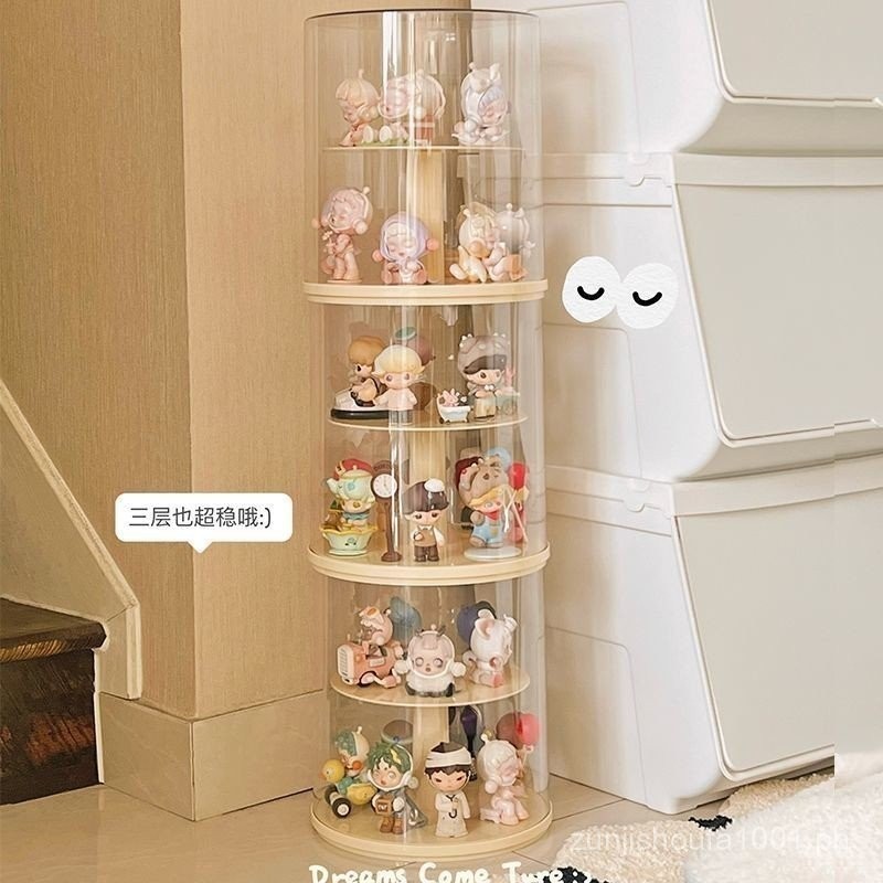 Rotating Blind Box Storage Display Stand Pop Mart Acrylic Display Box ...